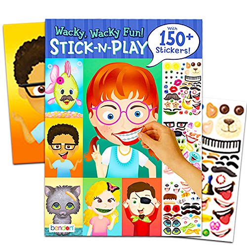 Make a Face Sticker Books for Kids Toddlers - Set of 3 Books - Want It All