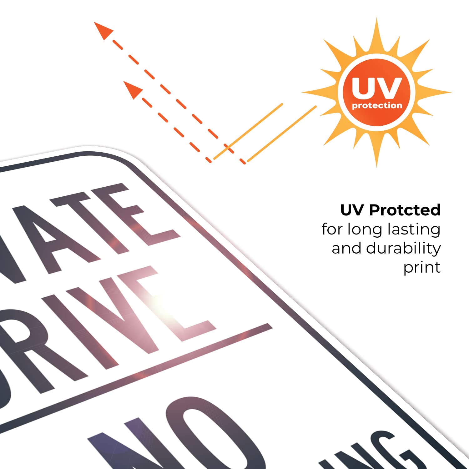 Buy No Trespassing Sign, Private Drive Sign, (2 Pack) 12x18 Inches, ACM ...