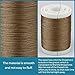 Amazon.com: Extra Strong Upholstery Thread,FIVEIZERO Khaki 330 Yards ...