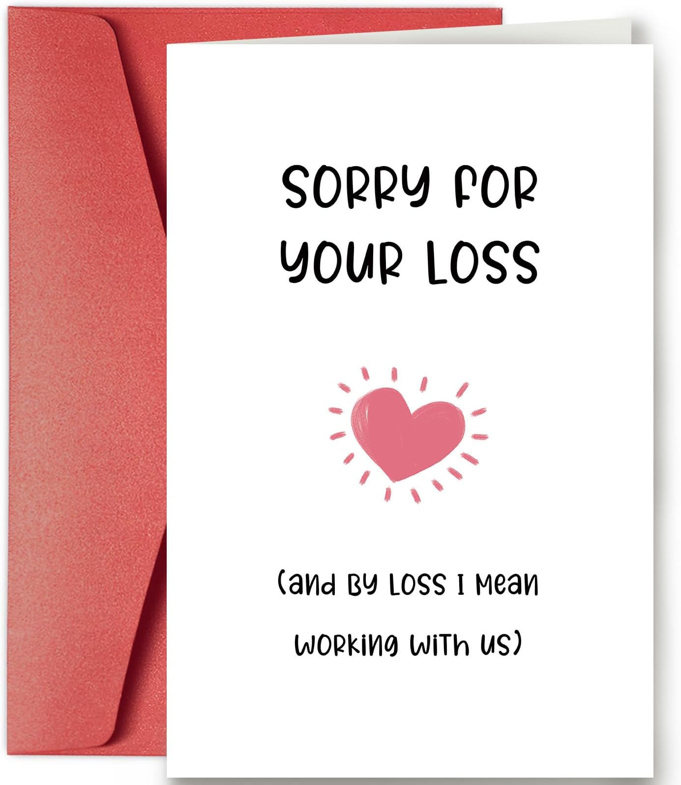 Amazon.com : Funny Leaving Card for Him Her, Humor Going Away Gifts for ...