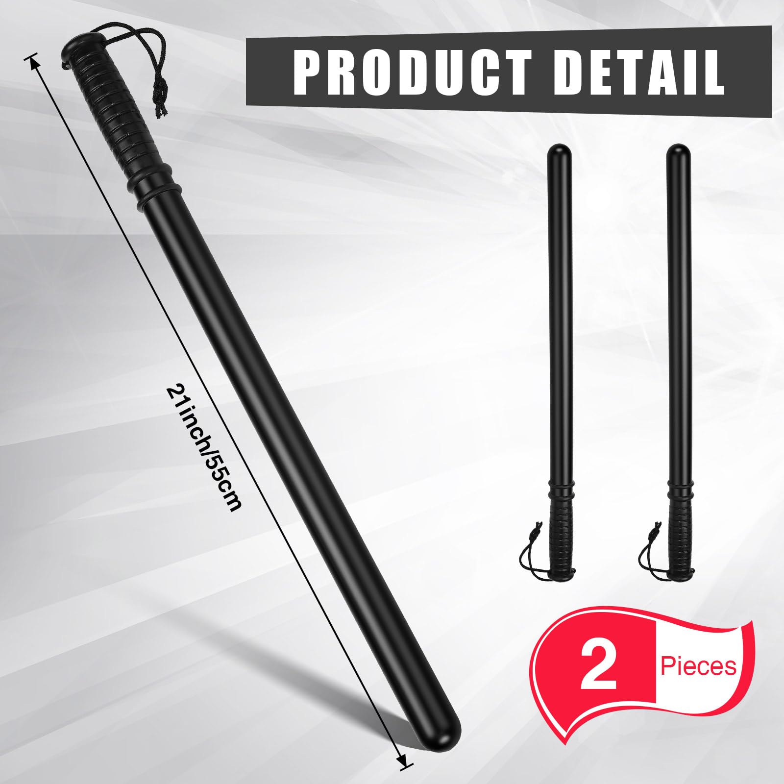 Snapklik.com : 2 Pcs 21 Inch Black Tire Thumper For Trucker Safety ...