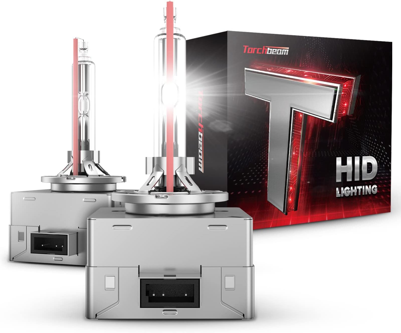 Amazon.com: H11 HID Headlight Bulbs 6000K Xenon White with 55W DC Slim ...
