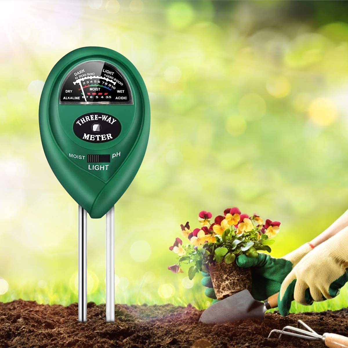 Amazon Levinist Soil PH Meter Quick And Easy Operated Three In Amazon Levinist Soil PH Meter Quick And Easy Operated Three In