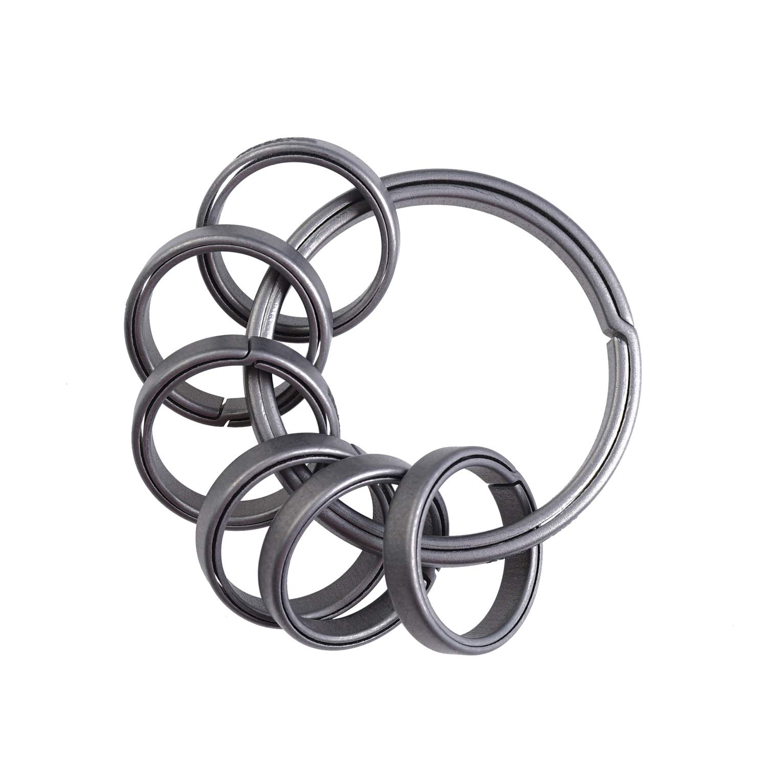 Buy MecArmy CH7 Titanium Keyring Kit, 6 Small and 1 Large Keyring for ...