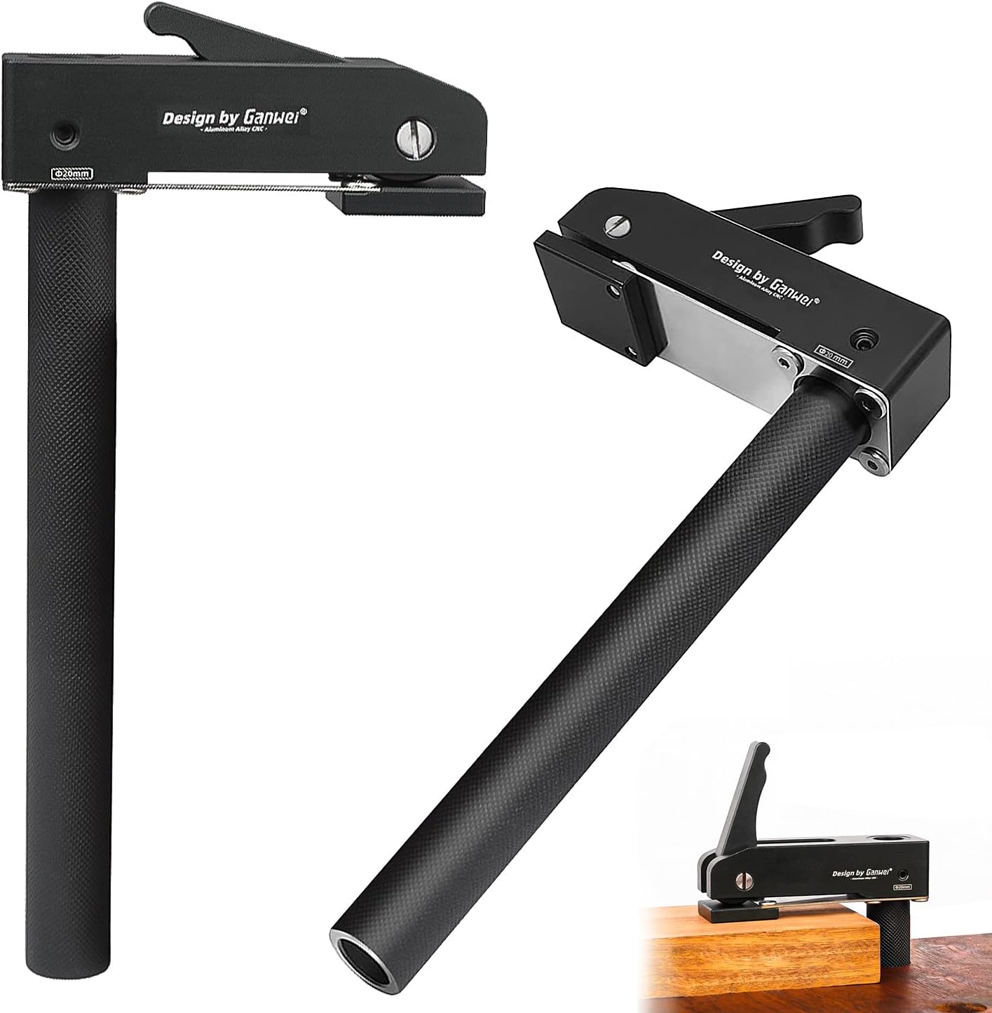 wolfcraft 2 Schnellspanner I 6176000 I Zum schnellen Fixieren von ...