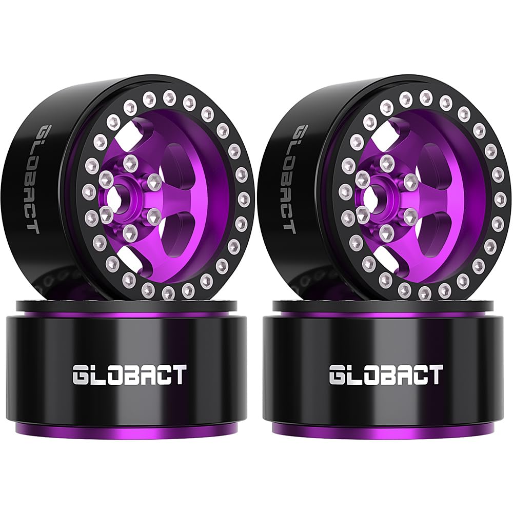 Amazon.com: EPINON Aluminum 1.9 Beadlock Wheels - Offset -10.5mm RC ...