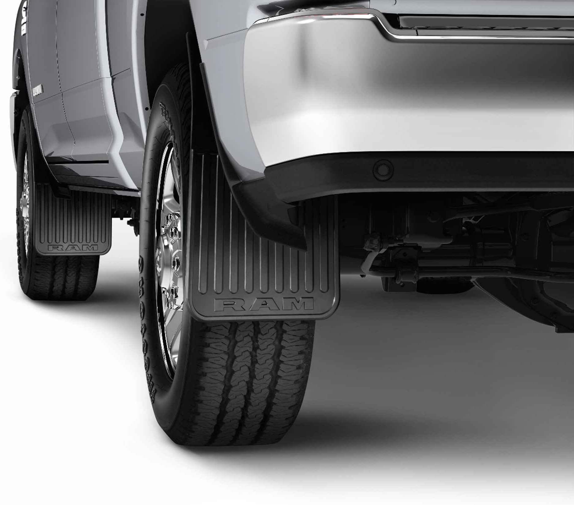 Amazon.com: Mopar 82216217AA Heavy Duty Rubber Splash Guards Ram 1500 ...