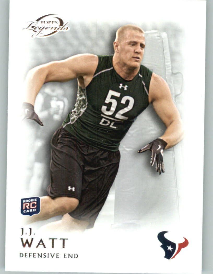 Amazon.com: 2011 Topps Legends Football Rookie Card #119 J.J. Watt ...