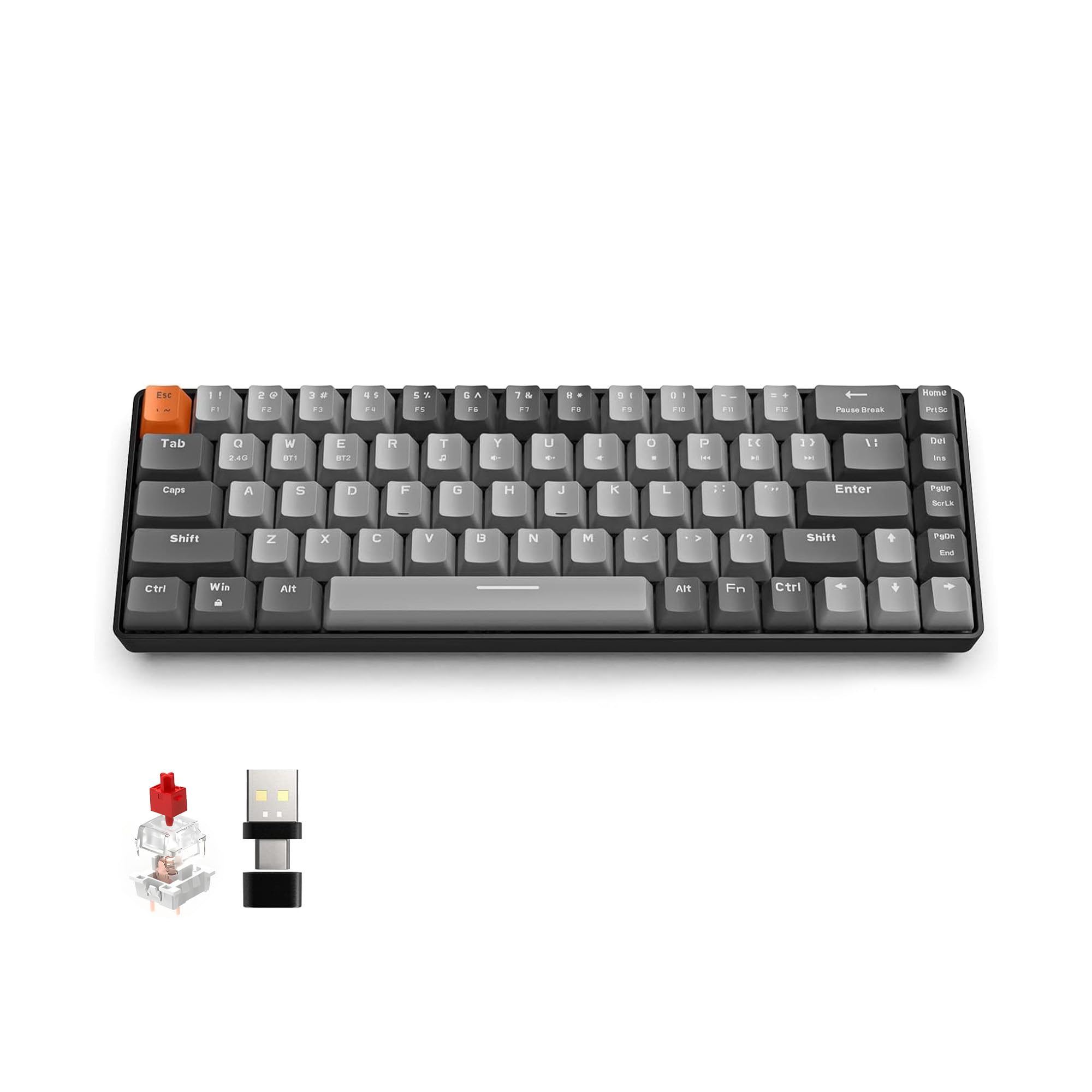 Buy XVersion K68 Wireless Mechanical Keyboard, Bluetooth 5.0/2.4G 68 ...