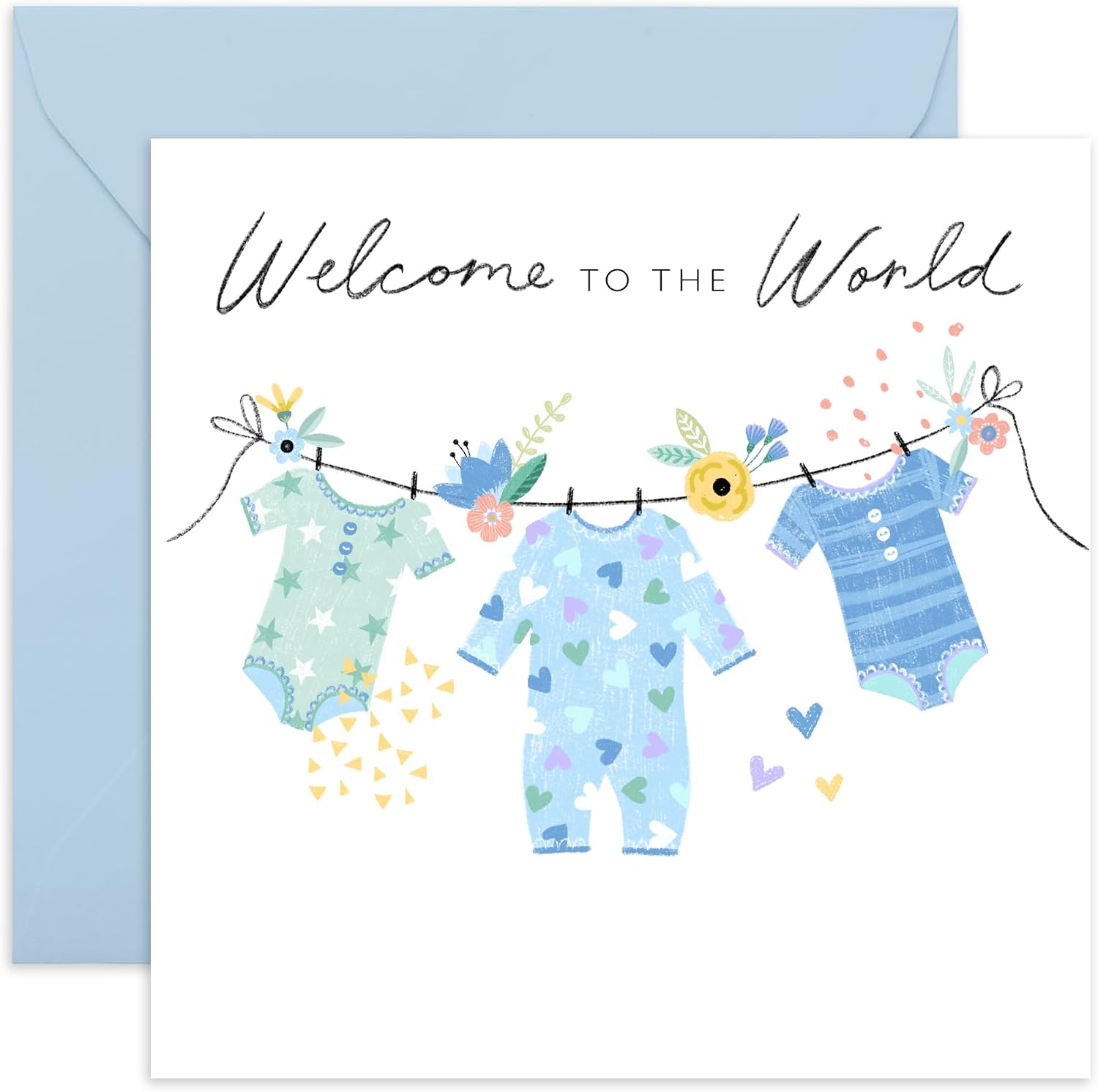 Amazon.com : CENTRAL 23 Congratulations Baby Card - Welcome To The ...