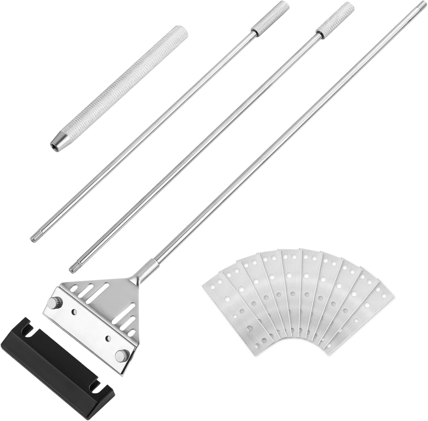 Amazon.com : PONDON Aquarium Algae Scraper, 35’’ Adjustable Length Fish ...