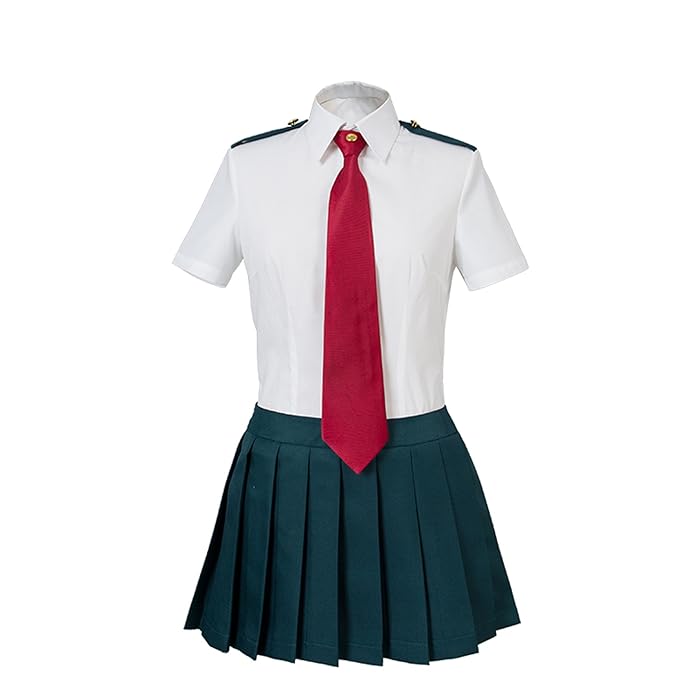 Buy MHA BNHA Ochako Uraraka Tsuyu Asui Summer Uniform Online at ...