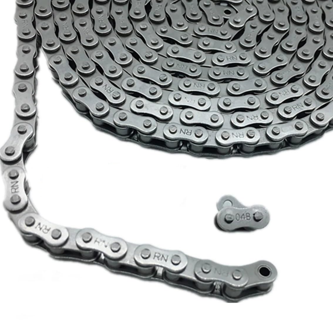 1Pcs 04B-1 Carbon Steel Roller Chain/Chain Connector, Chain Pitch 6mm ...