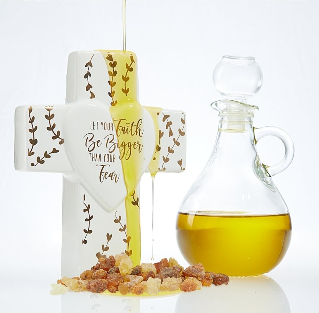 Amazon.com: Spiritual Blessing Anointing Oil 125 ml in Cross Bottle ...