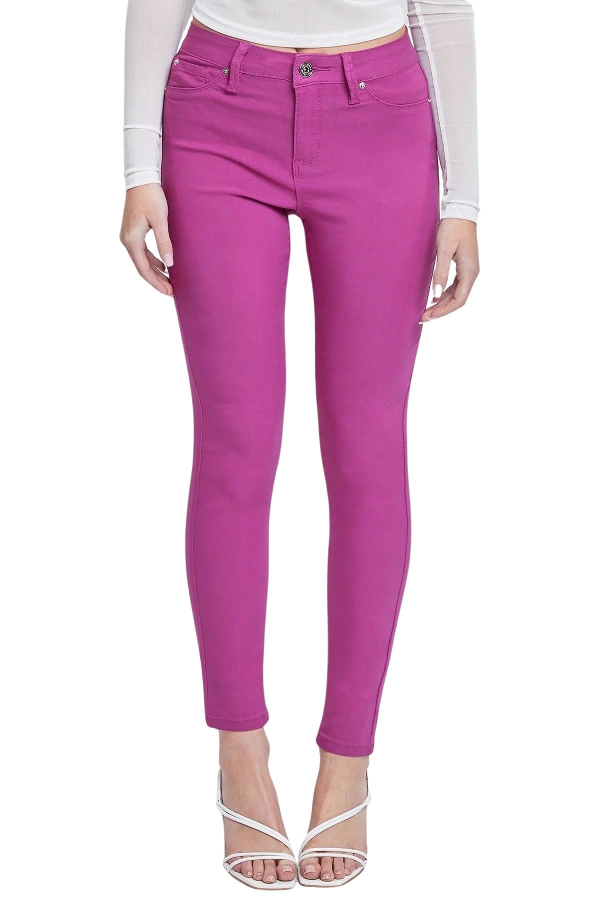 Snapklik.com : YMI Womens Junior Hyperstretch Forever Color Mid-Rise ...