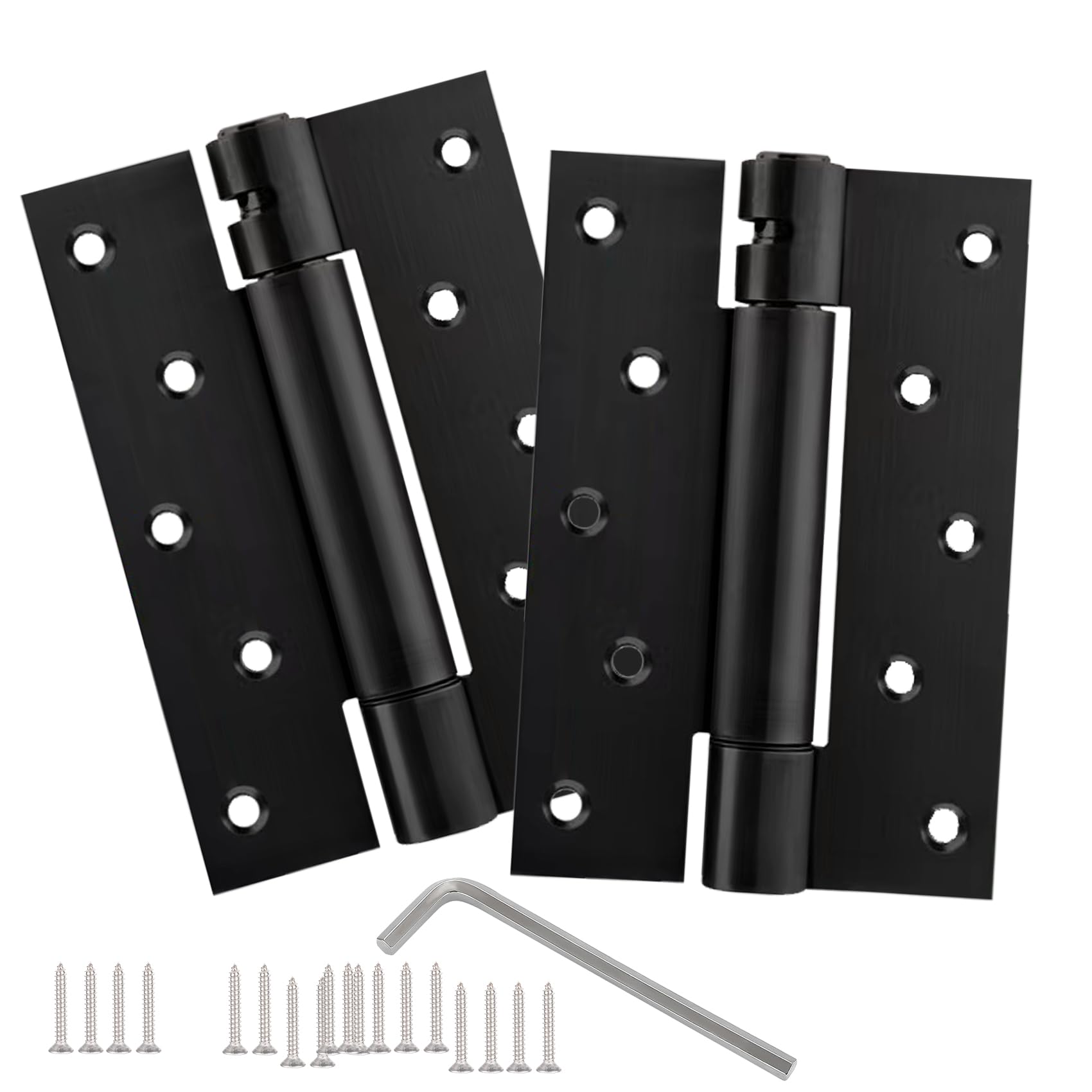 6 Inch Heavy Duty Self Closing Door Hinges Adjustable Spring Hinge 5/8 ...