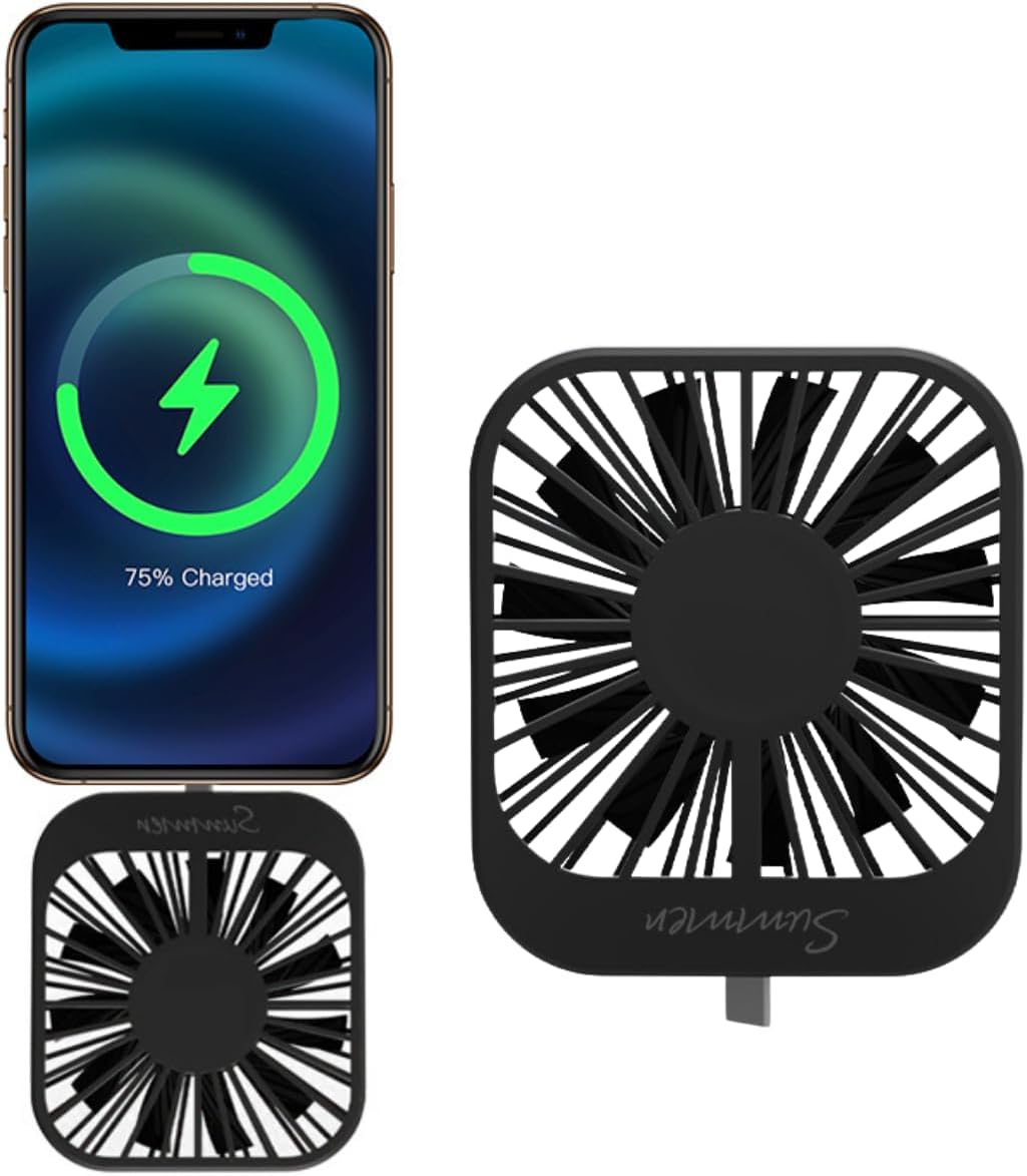 Amazon.com: Orapink Portable mini fan, small cooling mobile phone fan ...