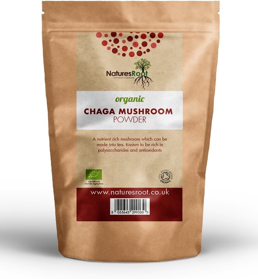 Natures Root Organic Chaga Mushroom Powder 100g – BigaMart