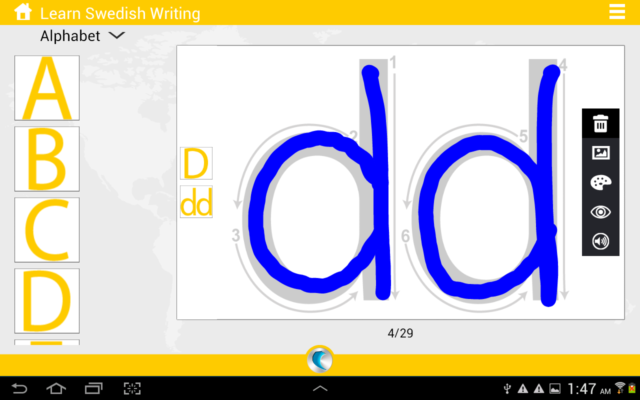 Learn Swedish Writing - App on Amazon Appstore