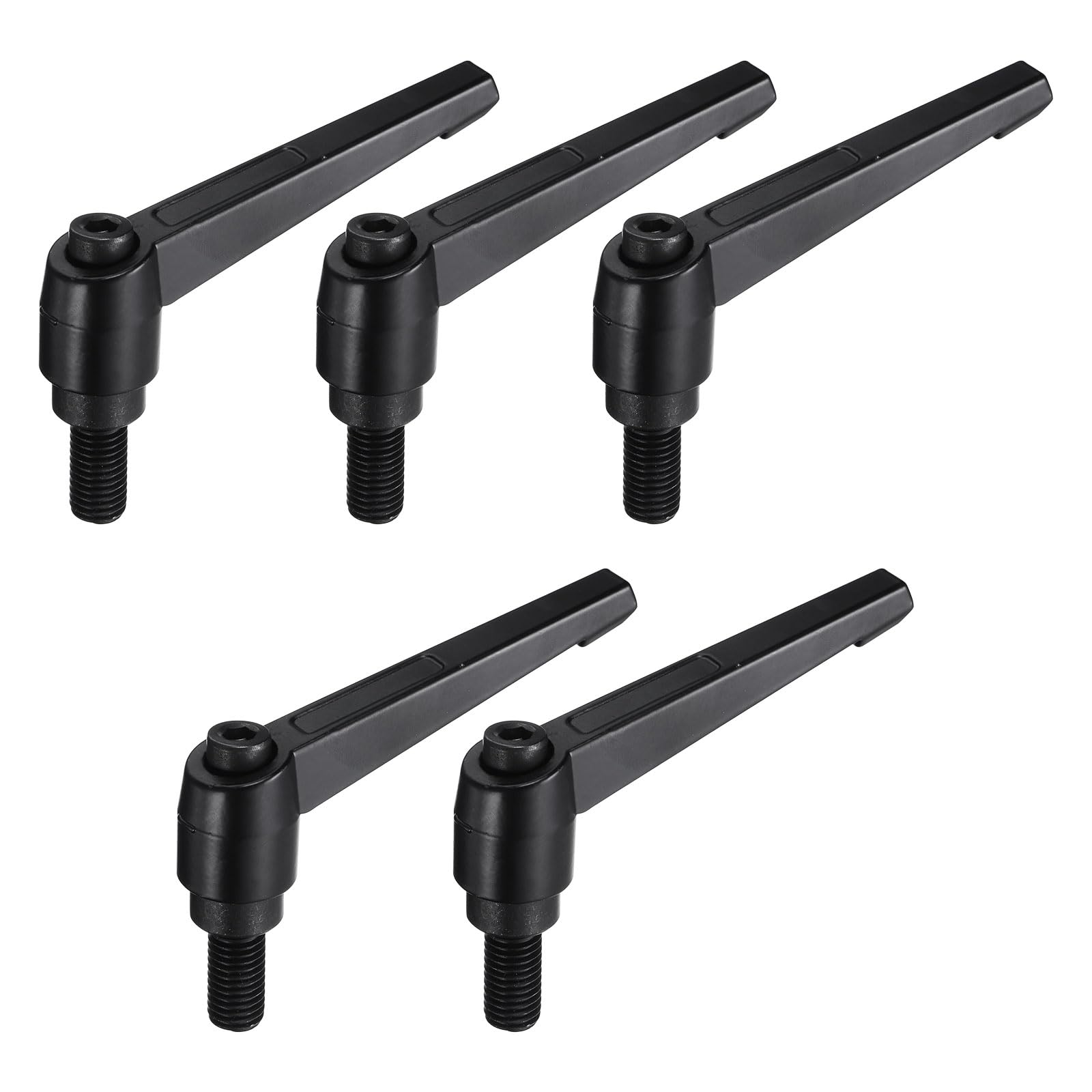 Amazon.com: uxcell 5pcs Adjustable Clamping Lever Handle M12 x 25mm ...