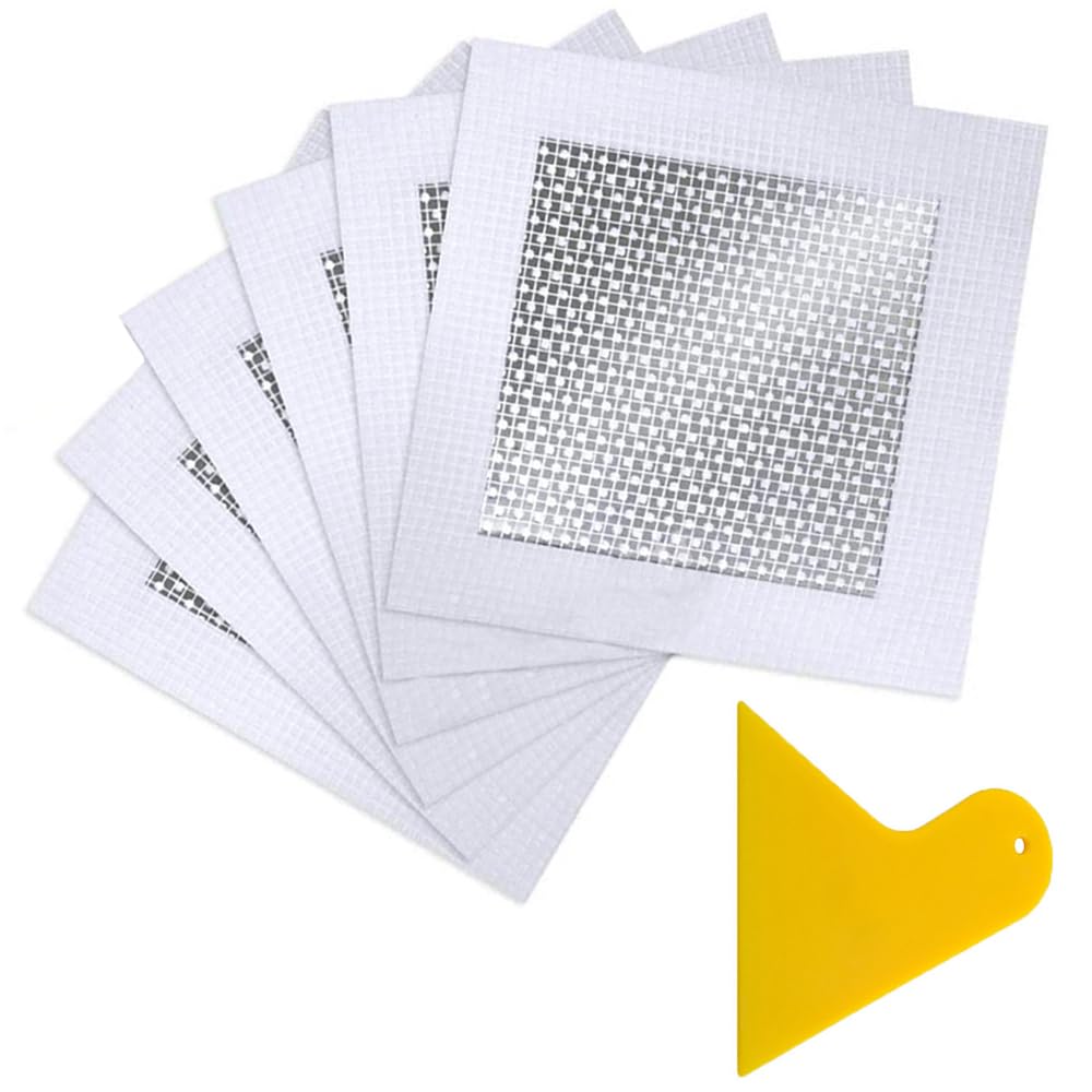 7-Piece Set Drywall Hole Repair Patch Drywall Repair Kit Aluminum Wall ...