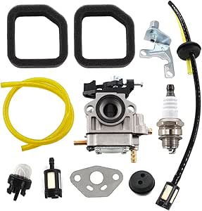 HURI Carburettor with Air Filter for RYOBI RLT26CDSN HOMELITE HLT25CNB ...