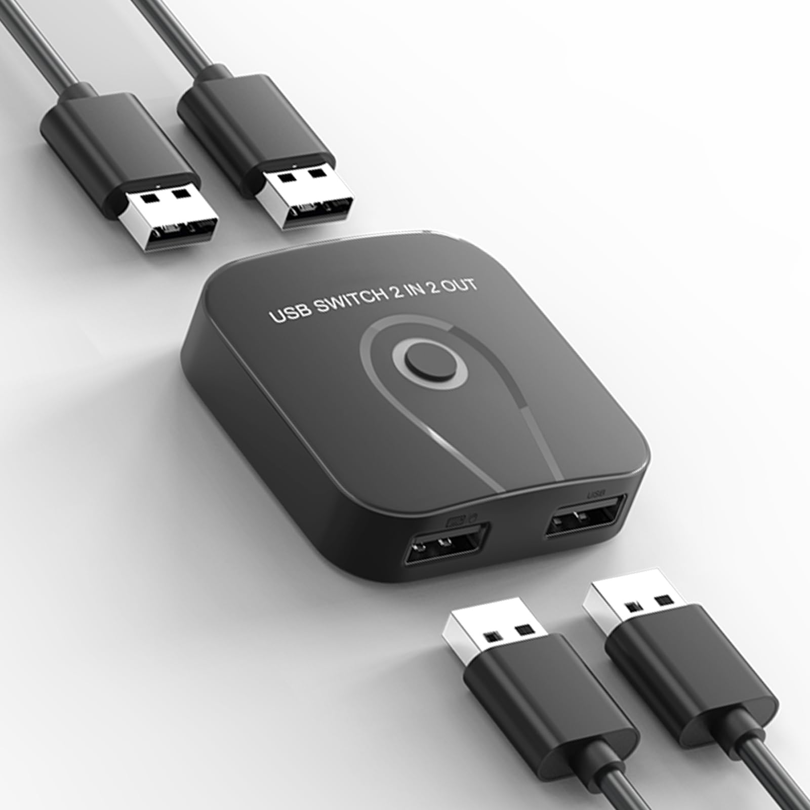 Amazon.com: USB 2.0 Switch Selector 2 Computers Share 2 USB 3.0 Ports ...