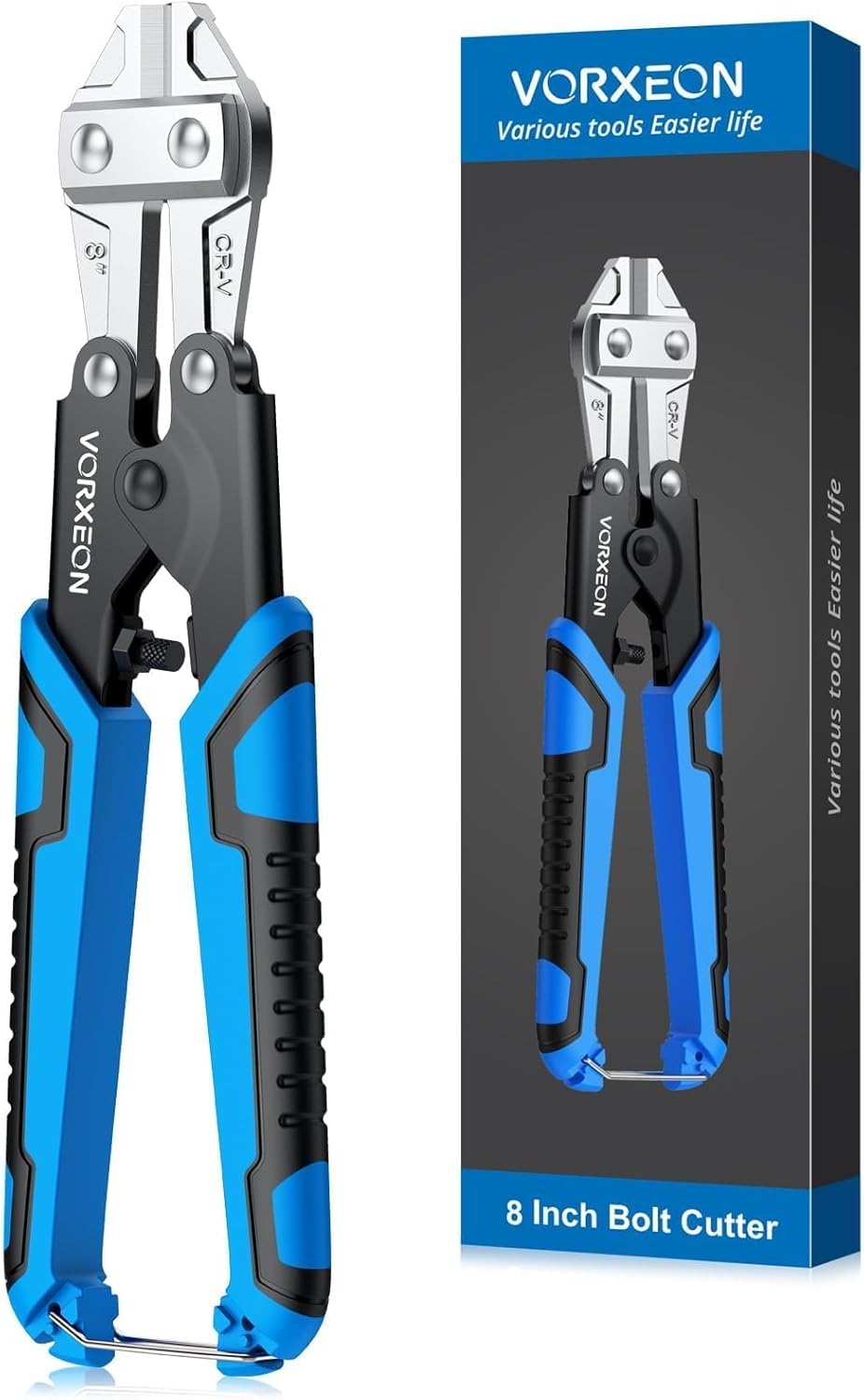 VORXEON 8 Inch Bolt Cutter Chrome Vanadium Small Wire Cutters Heavy ...