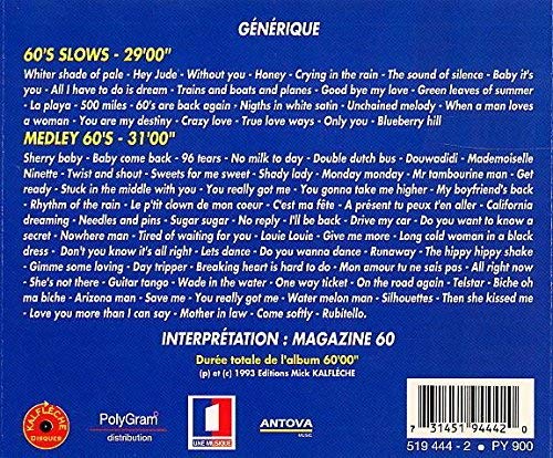 - MAGAZINE 60 - Medley 60's Slows And Medley 60's - Amazon.com Music