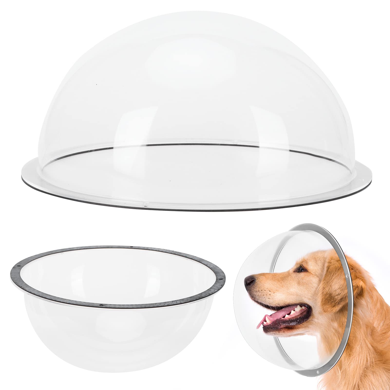 Amazon.com: EVTSCAN Dog Fence Window - 13 Inch Acrylic Dome Clear Dome ...