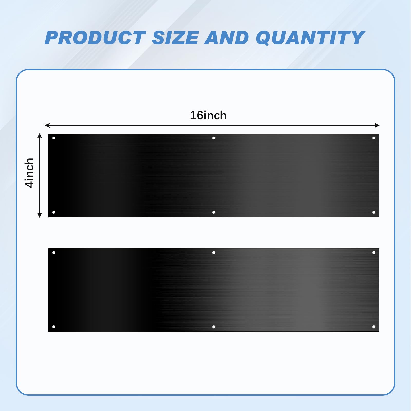 Snapklik.com : Fabbay 2 Pieces Door Kick Plate Kick Plates Aluminum ...