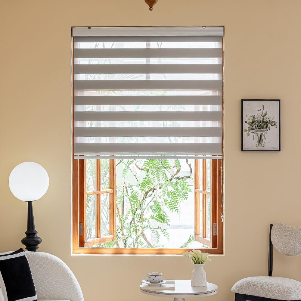 Amazon.com: Horizontal Zebra Blinds for Windows, Roller Light Filtering ...