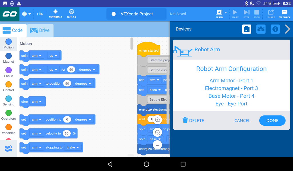 VEXcode GO - App on Amazon Appstore