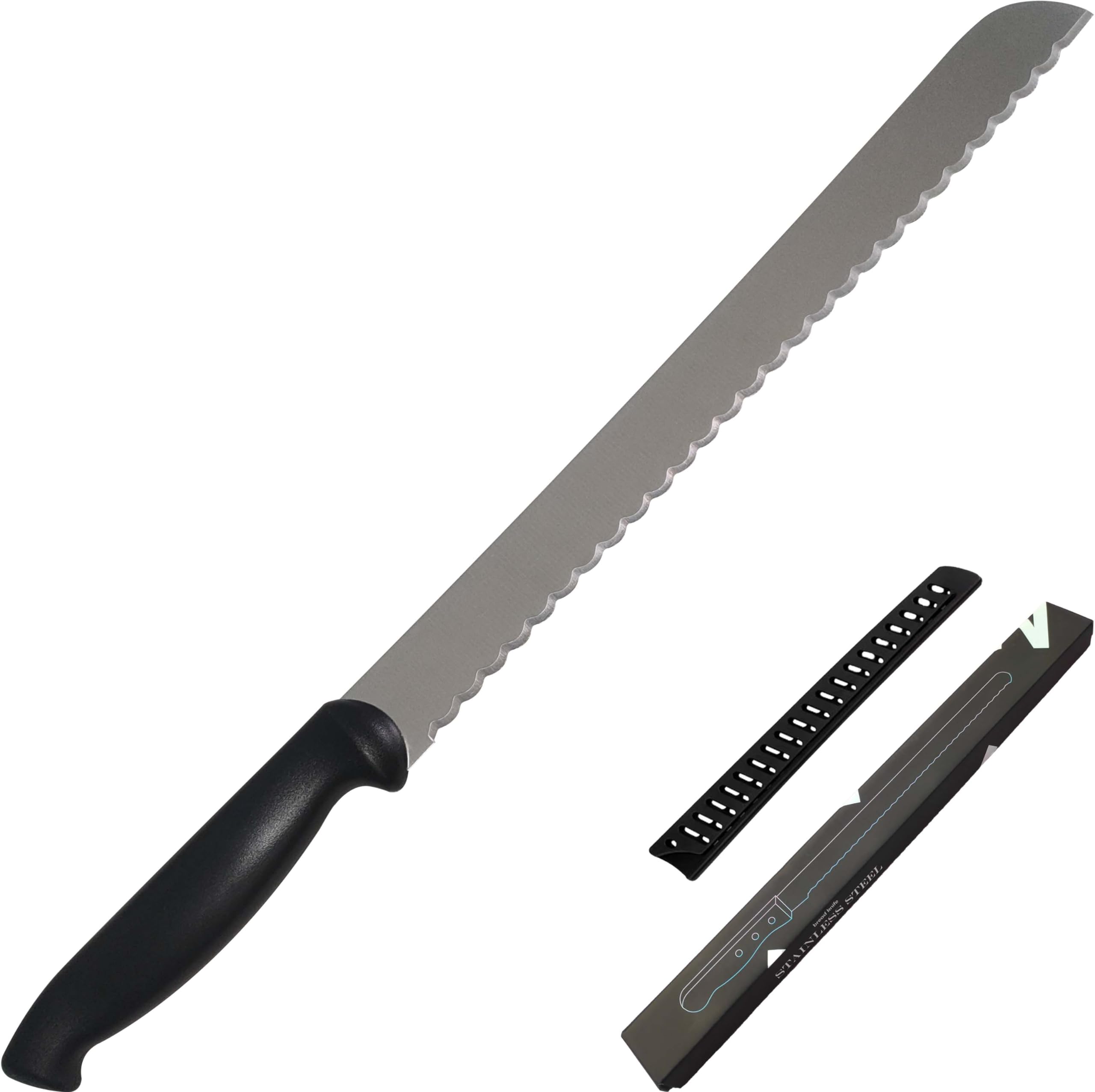 Amazon.com: LiinkBeauty Stainless Steel Bread Knife, homemade bread ...