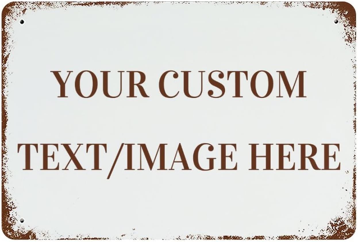 Amazon.com: Custom Signs Design Your Text Image Logo Name Personalized ...
