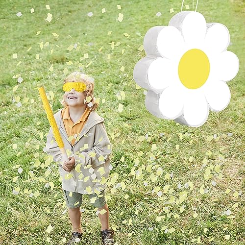 Snapklik.com : Aoriher Daisy Flower Pinata Set Include Bat Blindfold ...