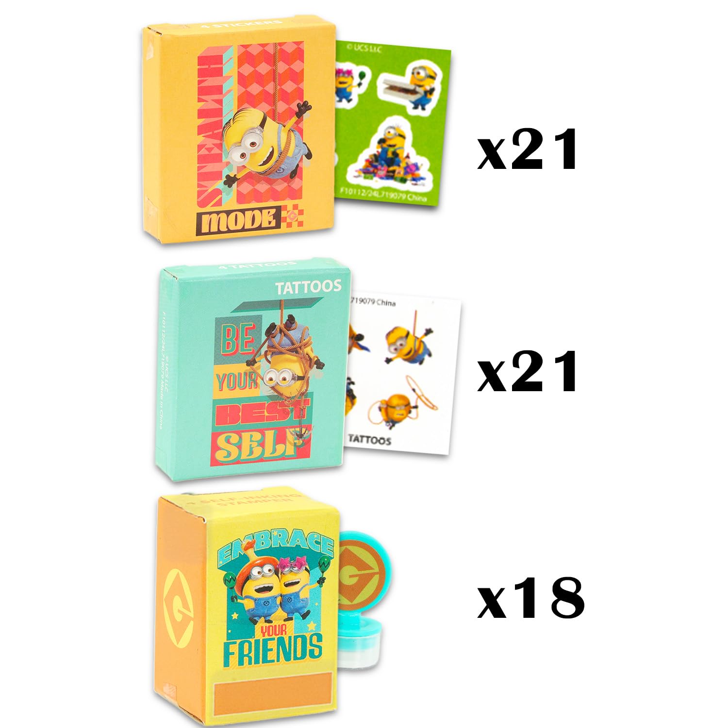 Snapklik.com : Minions Party Favor Bulk Set - Bundle