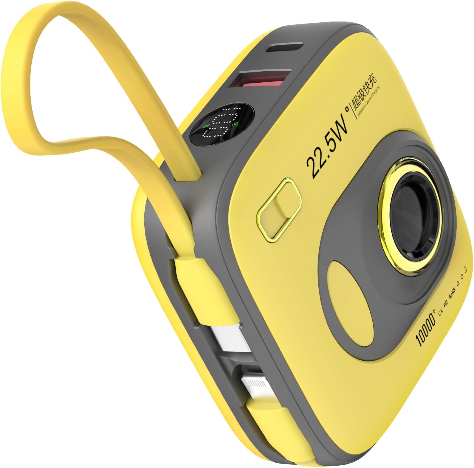 Amazon.com: Portable Charger with Built in Cables, Portable Charger ...