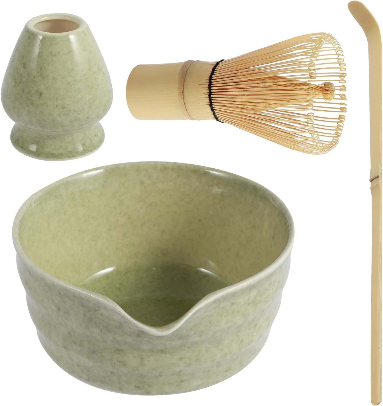 Amazon.com: 4Pcs Matcha Whisk Set Reusable Matcha Making Kit with ...
