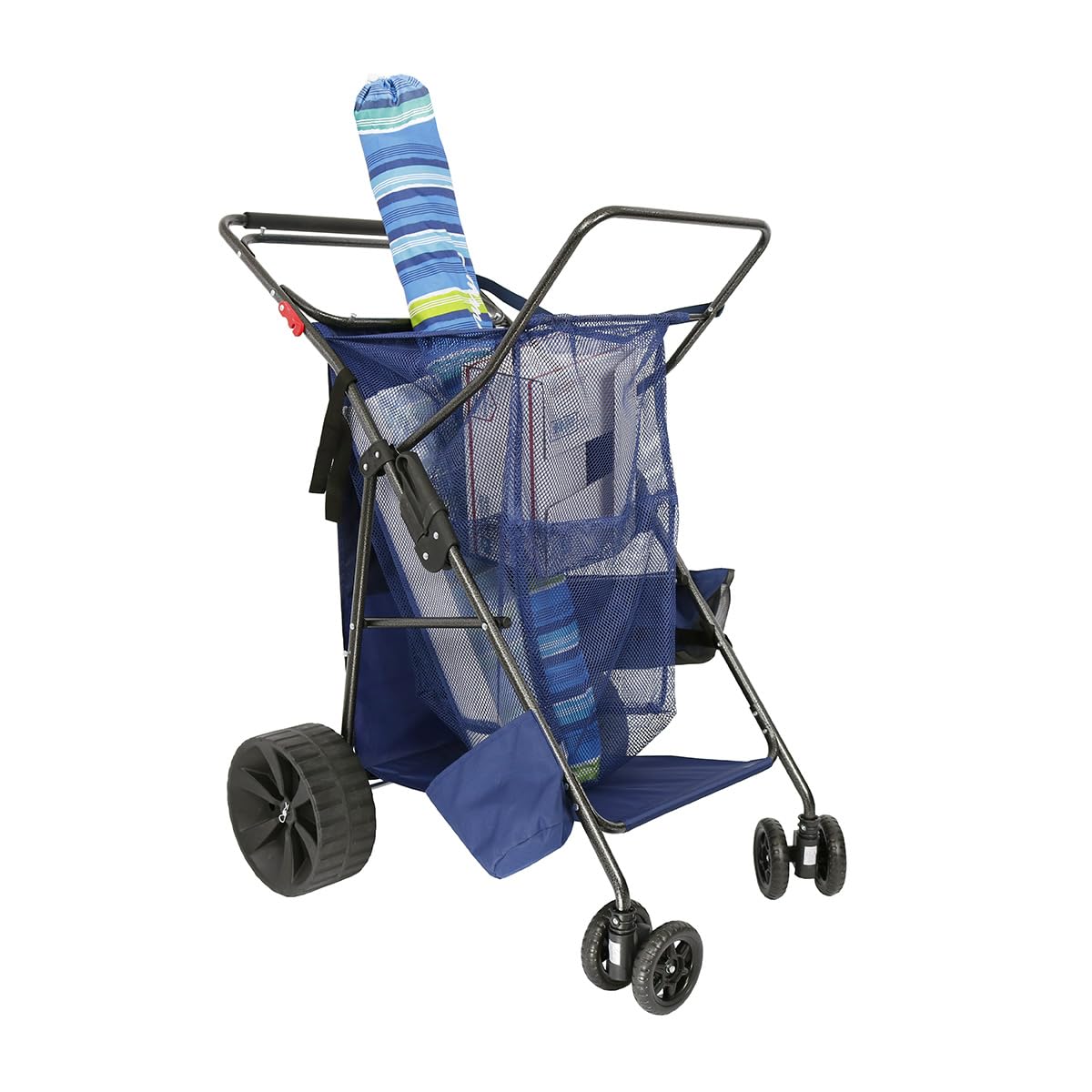 Deluxe Wide Wheel Wonder Wheeler Ultimate Buggy Beach Cart With Big