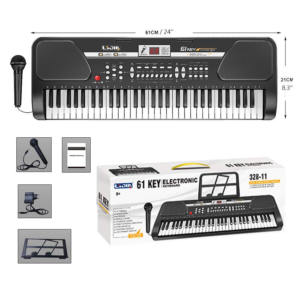 Memorex Electronic Piano Keyboard With Microphone at Rudolph Miller blog