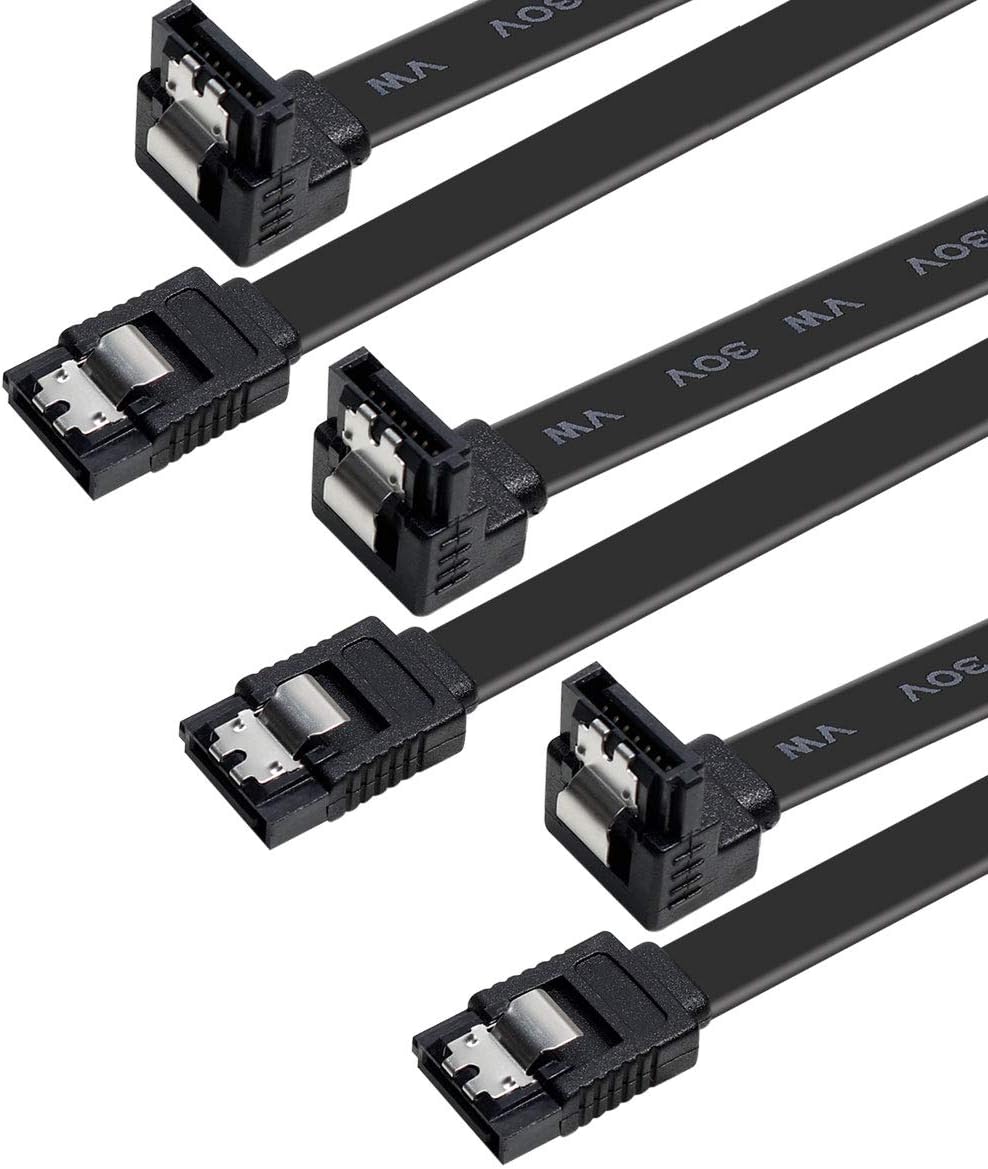Amazon.com: Cable Matters 3-Pack Straight SATA Cable - 18 Inch, SATA ...