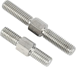 Amazon.co.jp: M3 M4 M5 M6 M8 M10-M16 304 Stainless Steel Left & Right Threaded End Thread Rod ...