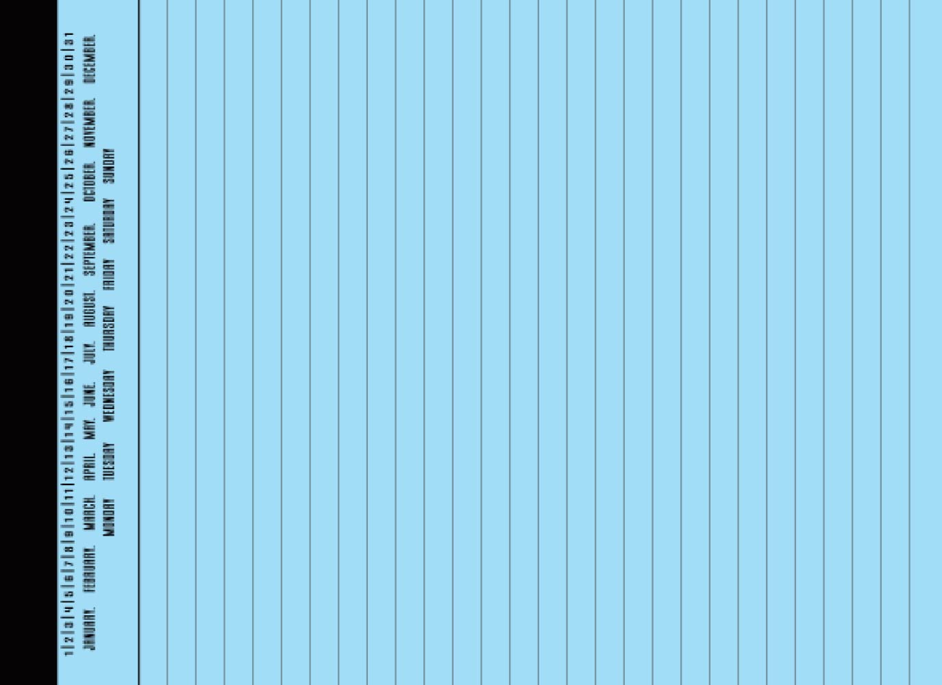 Numbered Blue Legal Pad Writing Pads 8.25 x 6 with Date on Top: Narrow ...