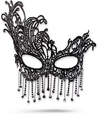 Amazon.com: ARK Survivor Women's Black Lace Masquerade Mask for Mardi ...