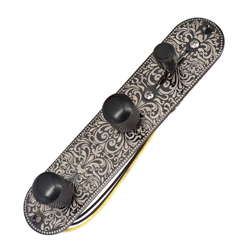 Amazon.com: JD.Moon 3 Way Switch Loaded Guitar Control Plate for Fender ...