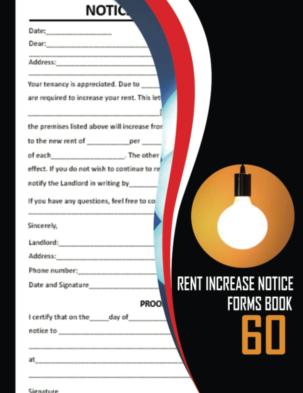 Amazon.com: Rent Increase Notice Forms Book: (60 Forms) Rental Increase ...