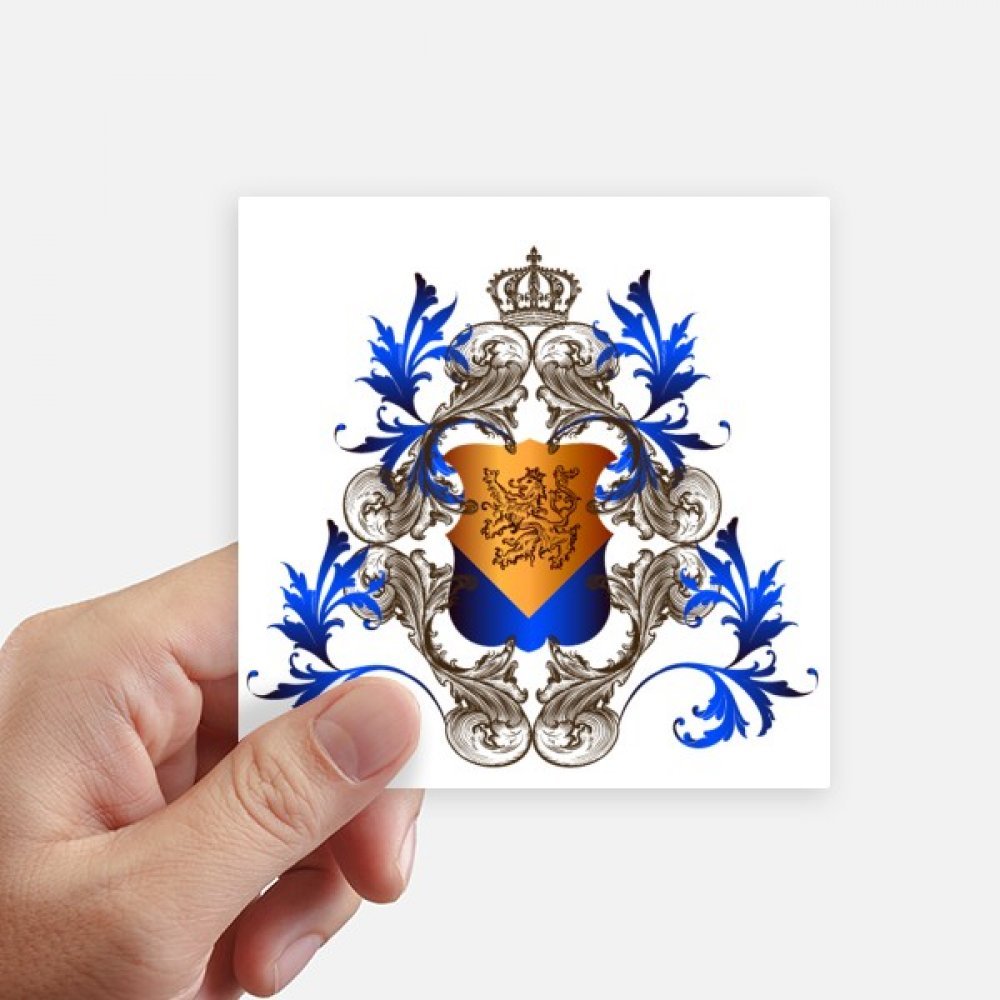 Diythinker Medieval Knights Of Europe Crown Emblem Shield Sticker ...