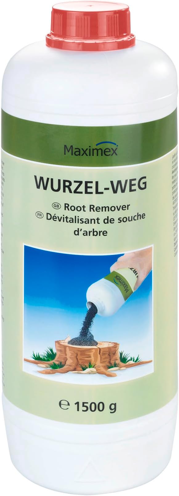 Maximex Root-Away 1500 g – Root Remover Chemical Composition 9 x 26 x 9 ...