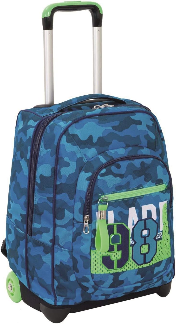 Seven Trolley, 2 En 1 Sac À Dos Avec Cross-over System, École & Voyage ...